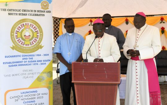 SUDAN AND SOUTH SUDAN: Unveil Logo of Eucharistic Congress and Golden ...